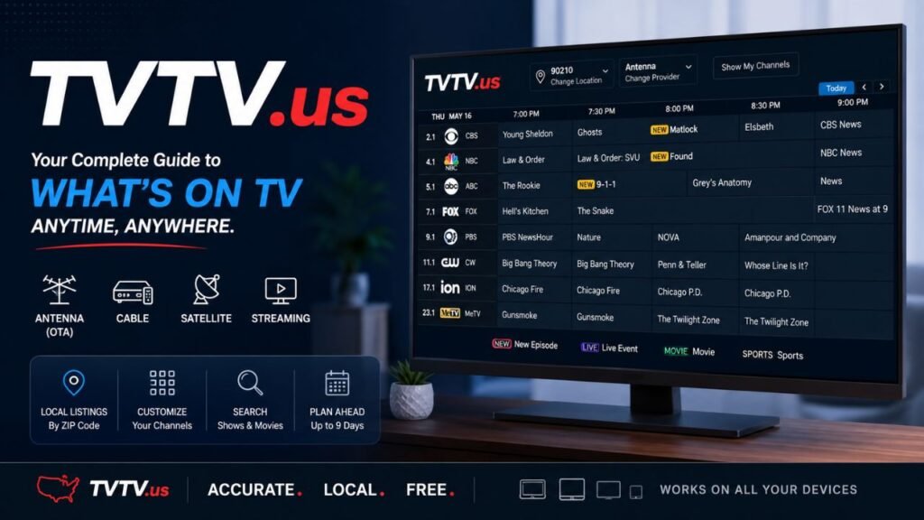 TVTV.us Review: The Best Free TV Listings Platform for Cord-Cutters ...